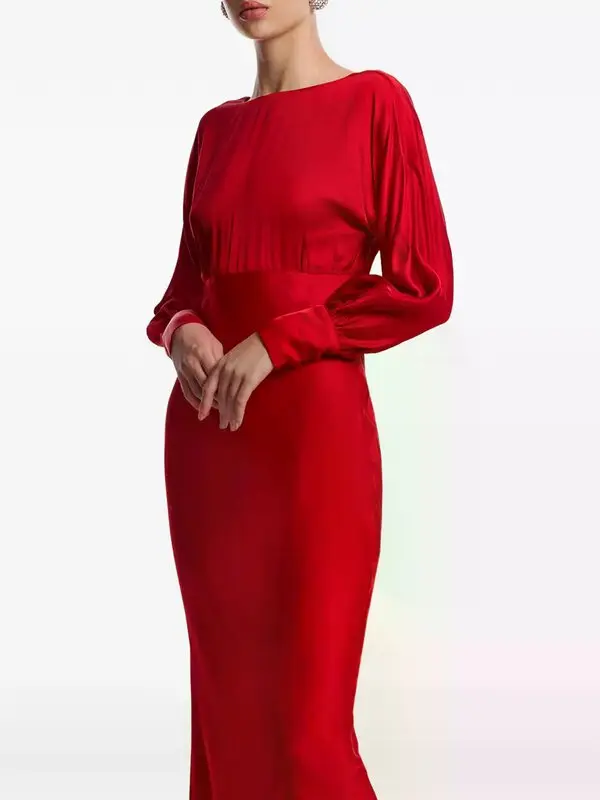 FRAMBOISE Long-sleeve Fitted Dress