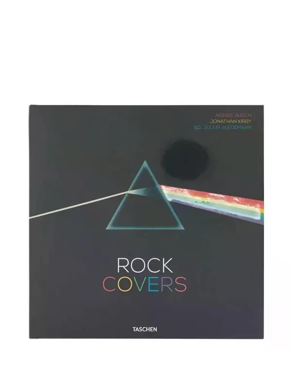 TASCHEN Rock Covers Coffee Table Book - Black