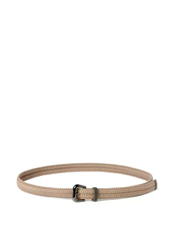 Brunello Cucinelli Braided Belt - Neutrals