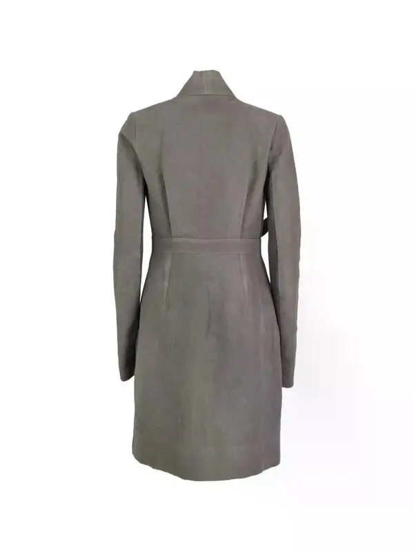 Rick Owens 2009 V-neck Belted Coat