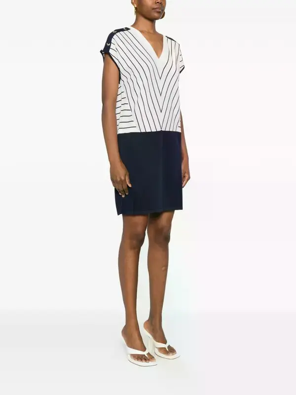 Liu Jo Striped Mini Dress