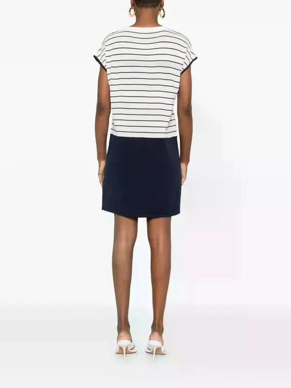 Liu Jo Striped Mini Dress