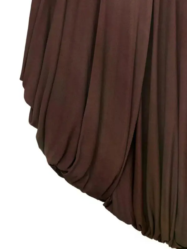 Loewe Draped Silk Skirt