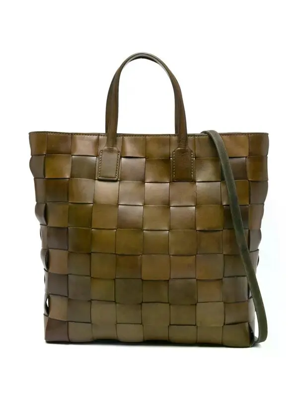 Dragon Diffusion Medium Woven Tote Bag - Green