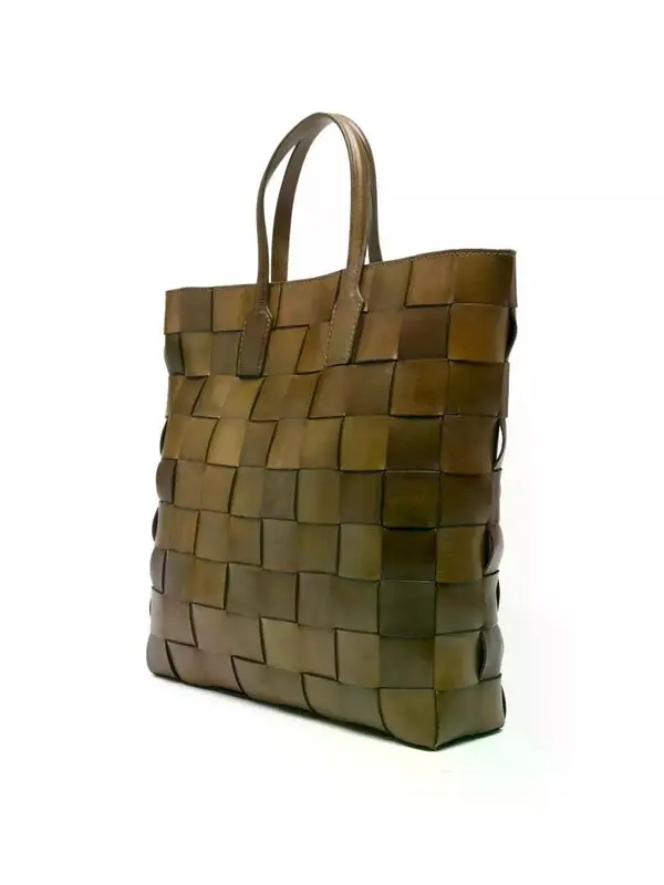 Dragon Diffusion Medium Woven Tote Bag - Green