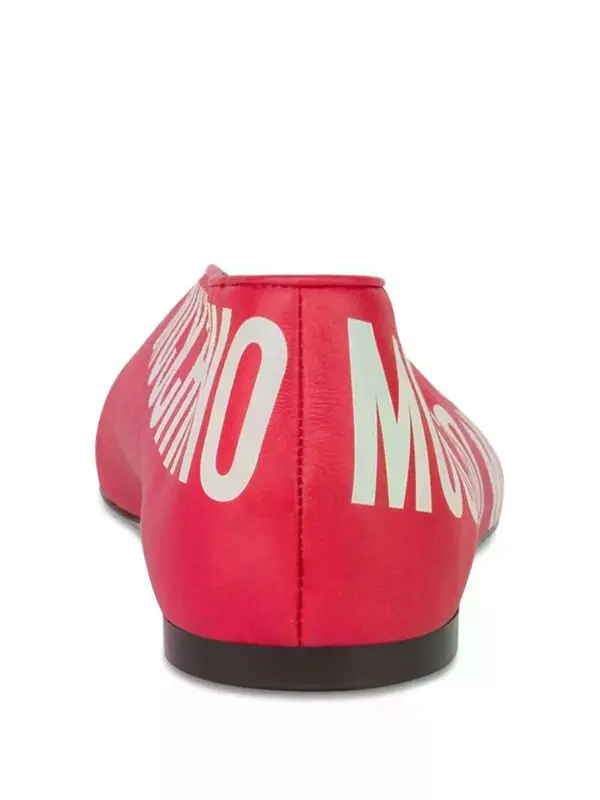 Moschino Logo-print Ballet Flats