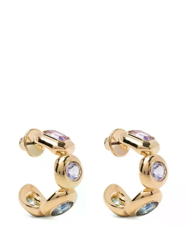 SWAROVSKI Gema Hoop Earrings - Gold