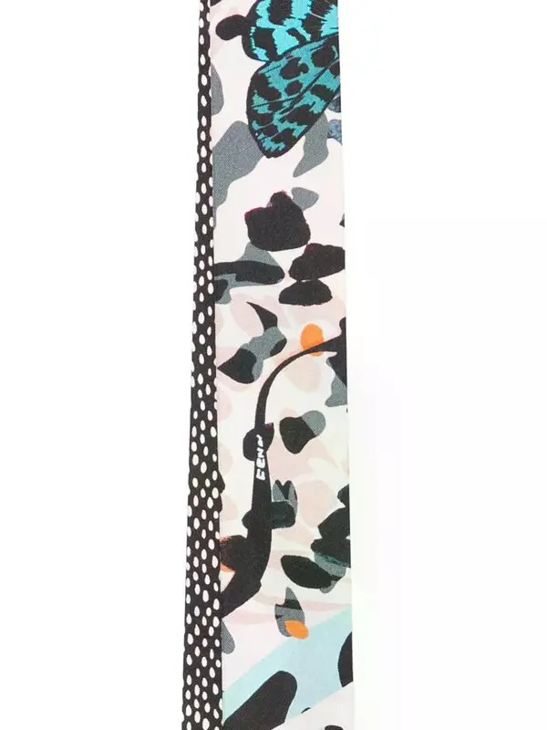 Fendi Polka-dot Graphic Scarf