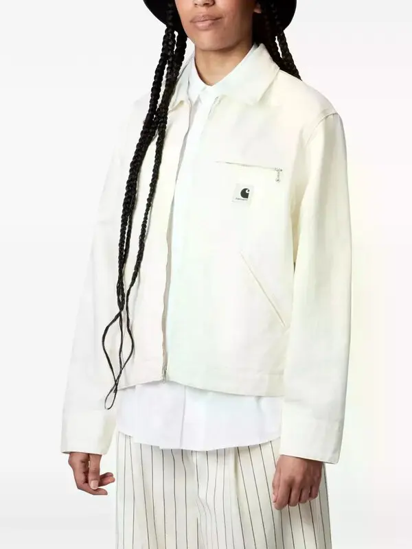 Carhartt Work In Progress Og Detroit Zip Pocket Jacket - White