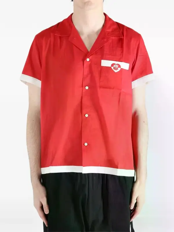 BODE Embroidered Shirt - Red