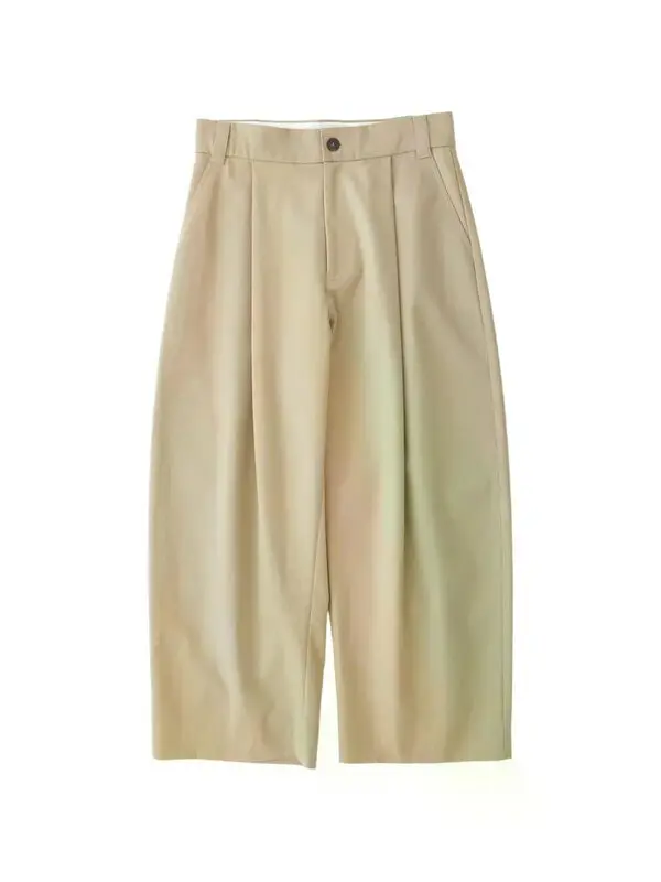 Studio Nicholson Sorte Pleated Trousers - Neutrals