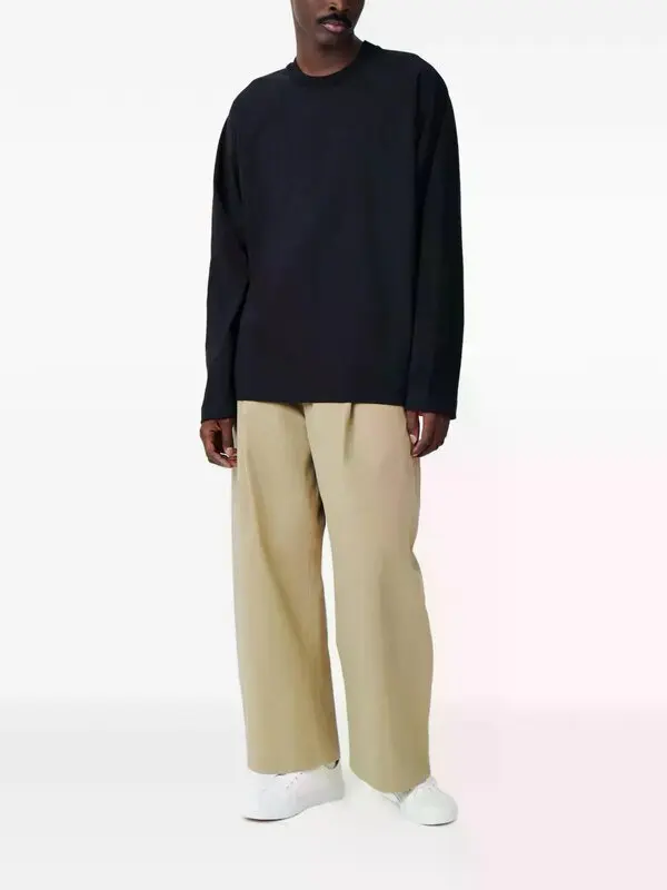 Studio Nicholson Sorte Pleated Trousers - Neutrals