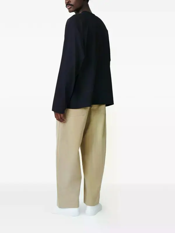 Studio Nicholson Sorte Pleated Trousers - Neutrals