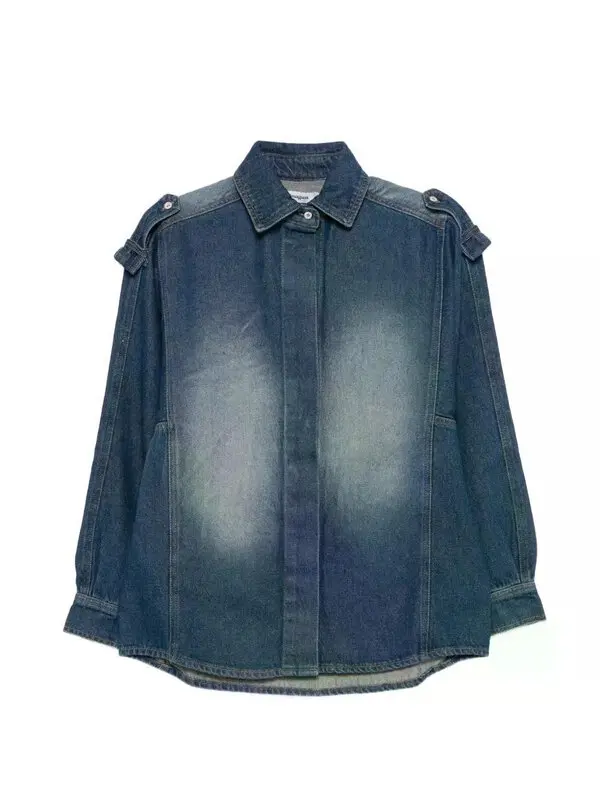 Gimaguas Shoulder-tab Buttoned Shirt