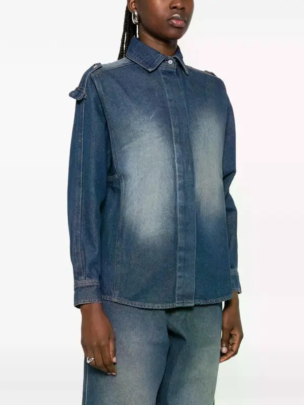 Gimaguas Shoulder-tab Buttoned Shirt