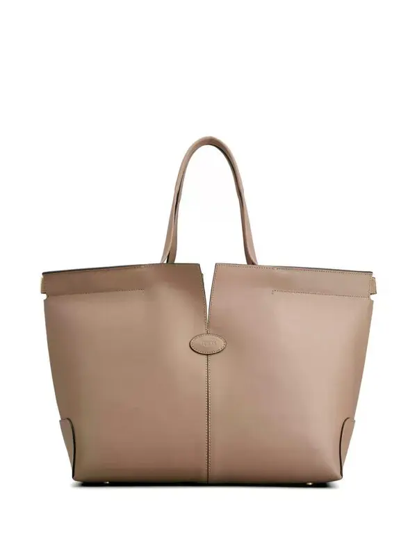 TOD'S V-cut Tote Bag With Detachable Pouch