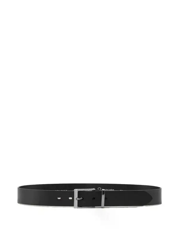 LES DEUX Leather Belt - Black
