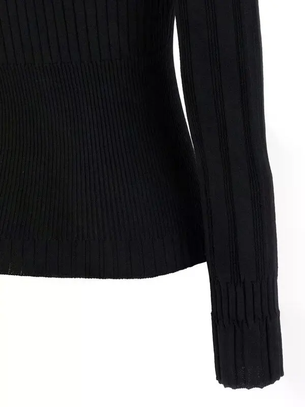 Balmain Buttoned V-neck Cardigan - Black