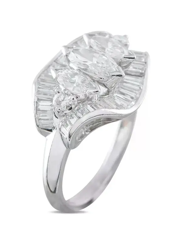 LB EXCLUSIVE Platinum Diamond Ring