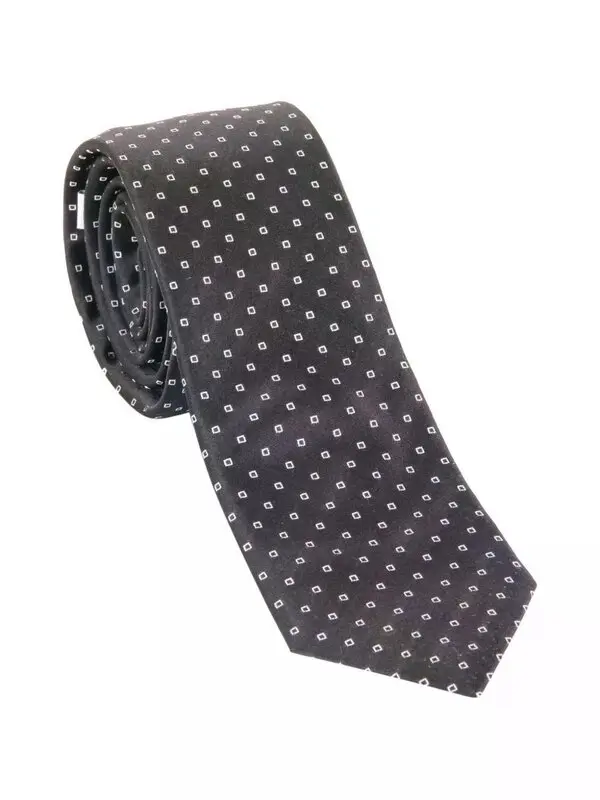 UNGARO Patterned Neck Tie - Black