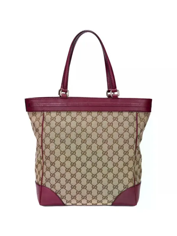 Gucci Patterned Top Handle Tote Bag