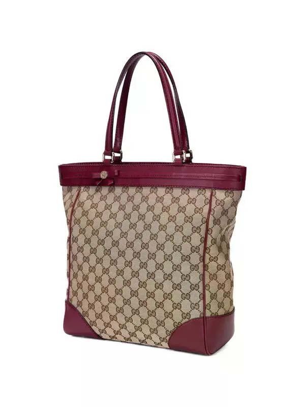 Gucci Patterned Top Handle Tote Bag