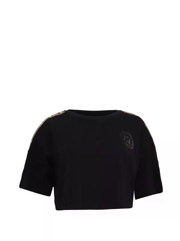 Fendi Rama Cropped T-shirt