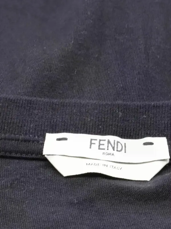 Fendi Rama Cropped T-shirt