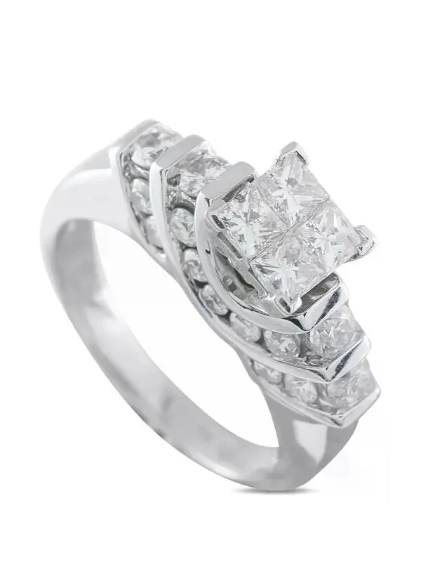 LB EXCLUSIVE 14k White Gold Diamond Ring