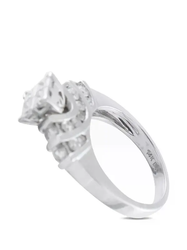 LB EXCLUSIVE 14k White Gold Diamond Ring
