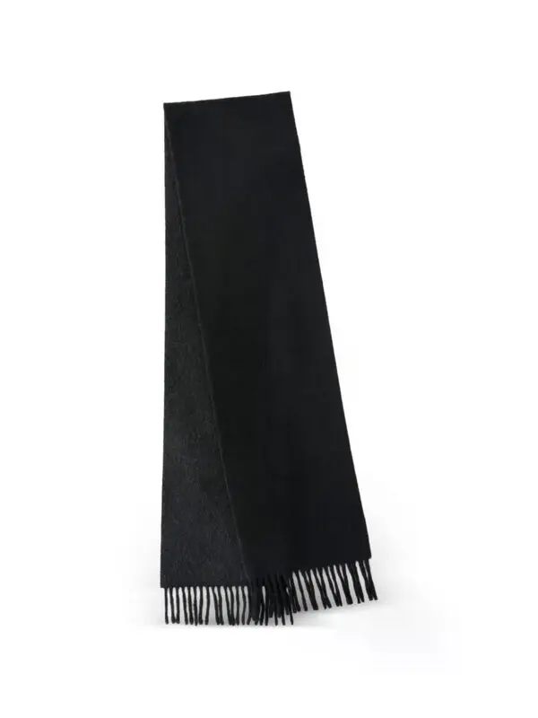 Studio Nicholson Badou Fringed Scarf - Black
