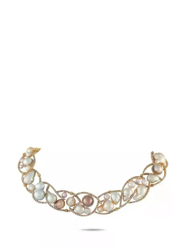 YVEL Baroque Diamond Necklace - Gold