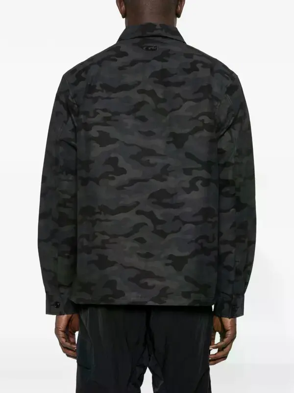 CIARAN Camouflage-print Shirt Jacket