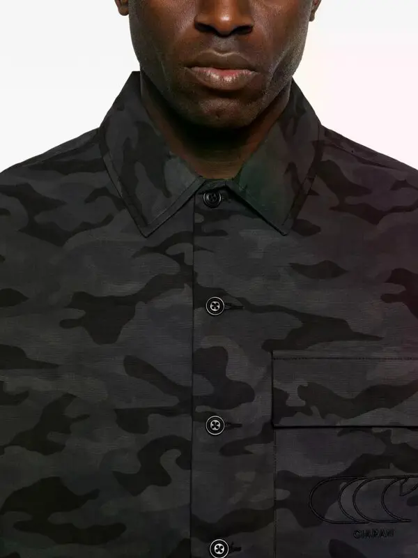 CIARAN Camouflage-print Shirt Jacket