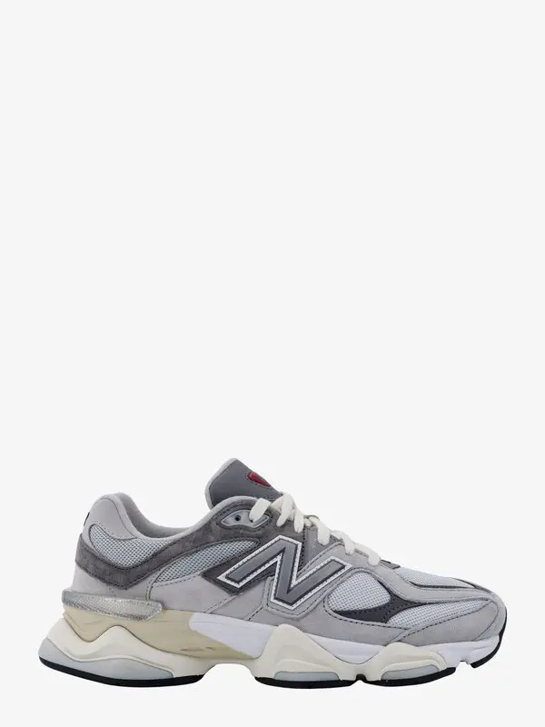 NEW BALANCE 9060 Mesh And Suede Sneakers - Grey