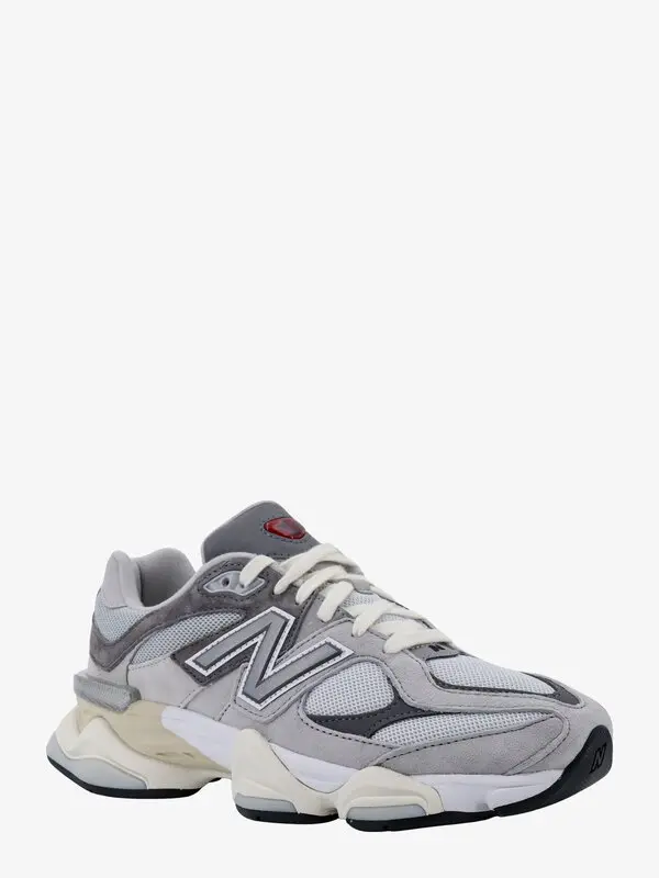 NEW BALANCE 9060 Mesh And Suede Sneakers - Grey