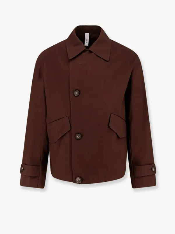 HEVO Isola Di San Pietro Cotton Jacket - Brown