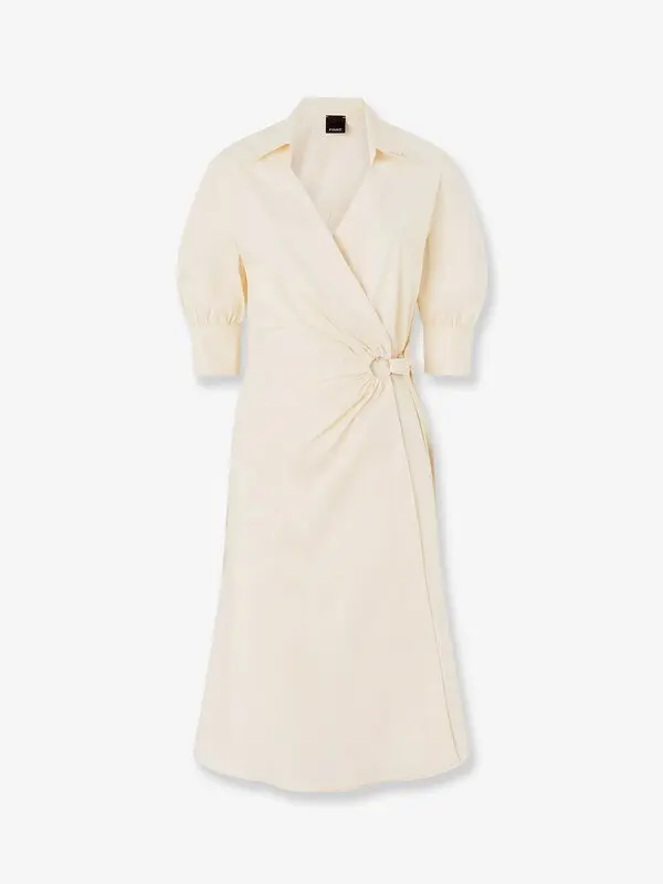 Pinko A-line Stretch Cotton Dress