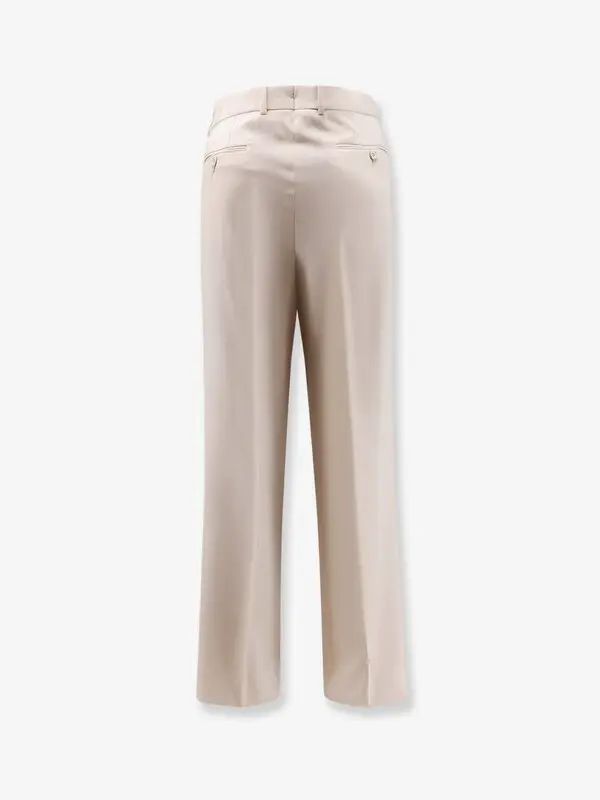 TOM FORD Wool, Cashmere And Silk Trousers - Beige