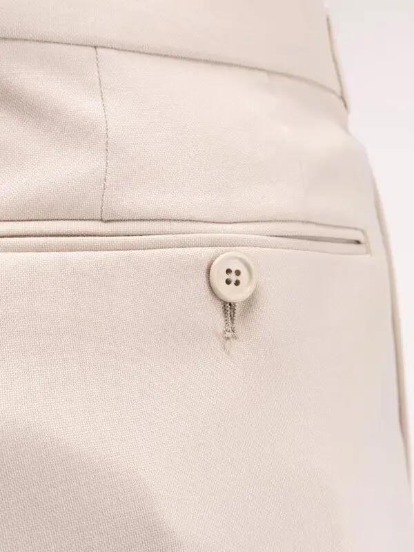 TOM FORD Wool, Cashmere And Silk Trousers - Beige
