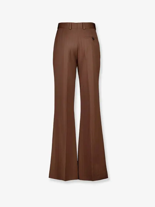 Stella McCartney Native Regenerative Wool Boot-cut Trousers