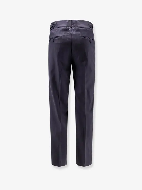 Dolce & Gabbana Virgin Wool Pinstripe Trousers