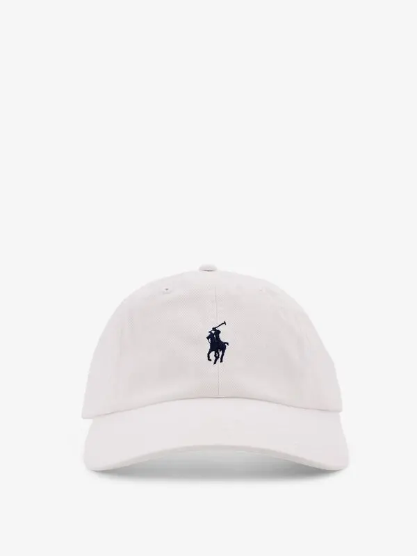 Polo Ralph Lauren Cotton Cap With Embroidered Logo - White