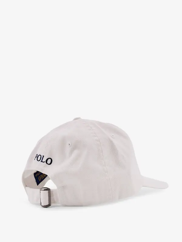 Polo Ralph Lauren Cotton Cap With Embroidered Logo - White