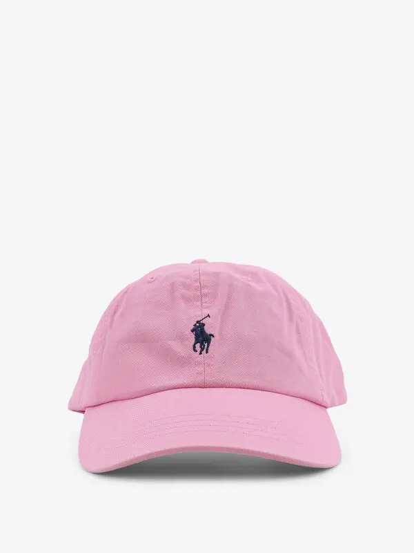 Polo Ralph Lauren Cotton Cap With Embroidered Logo - Pink