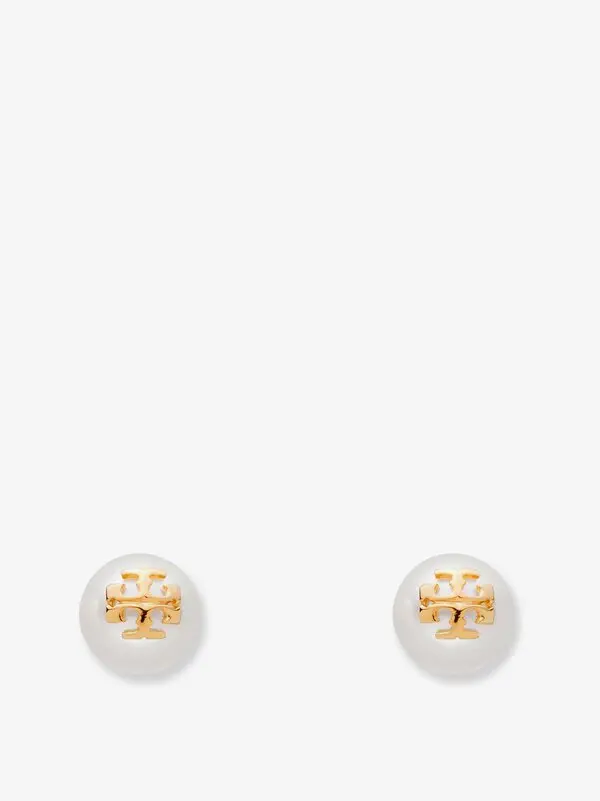 Tory Burch Kira Pearl Earrings - White