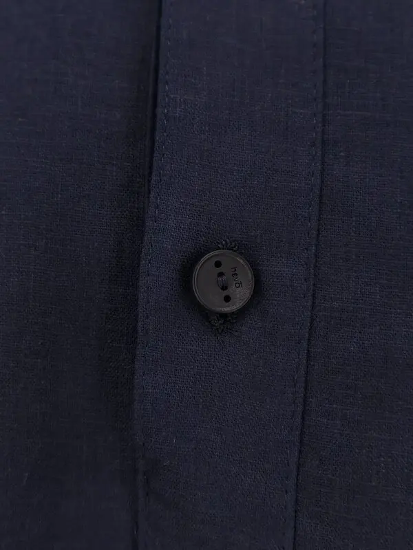 HEVO Montursi Linen And Viscose Shirt
