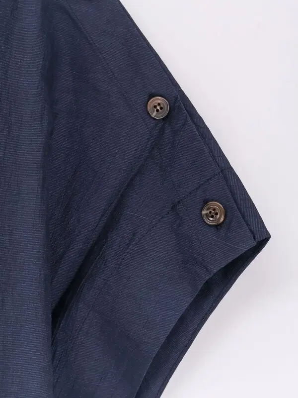 Soeur Issa Top In Linen Blend - Blue