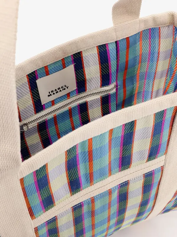 Isabel Marant Étoile Darwen Nylon Shoulder Bag With Striped Pattern