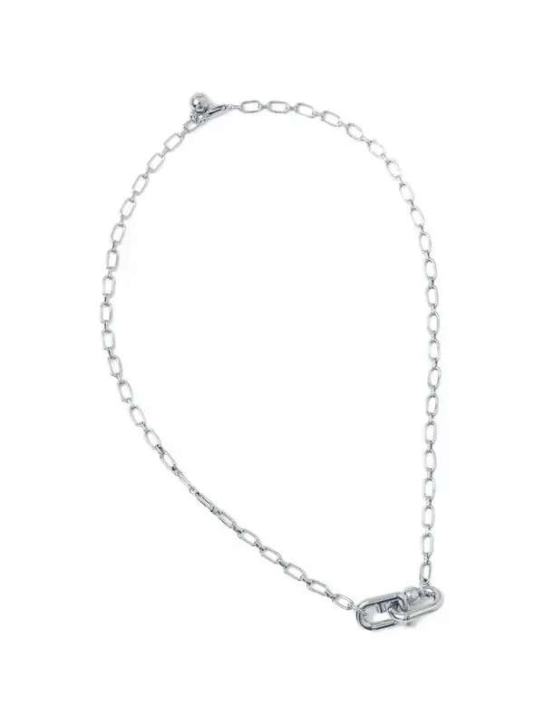 Furla Pearl Chain Necklace - Silver